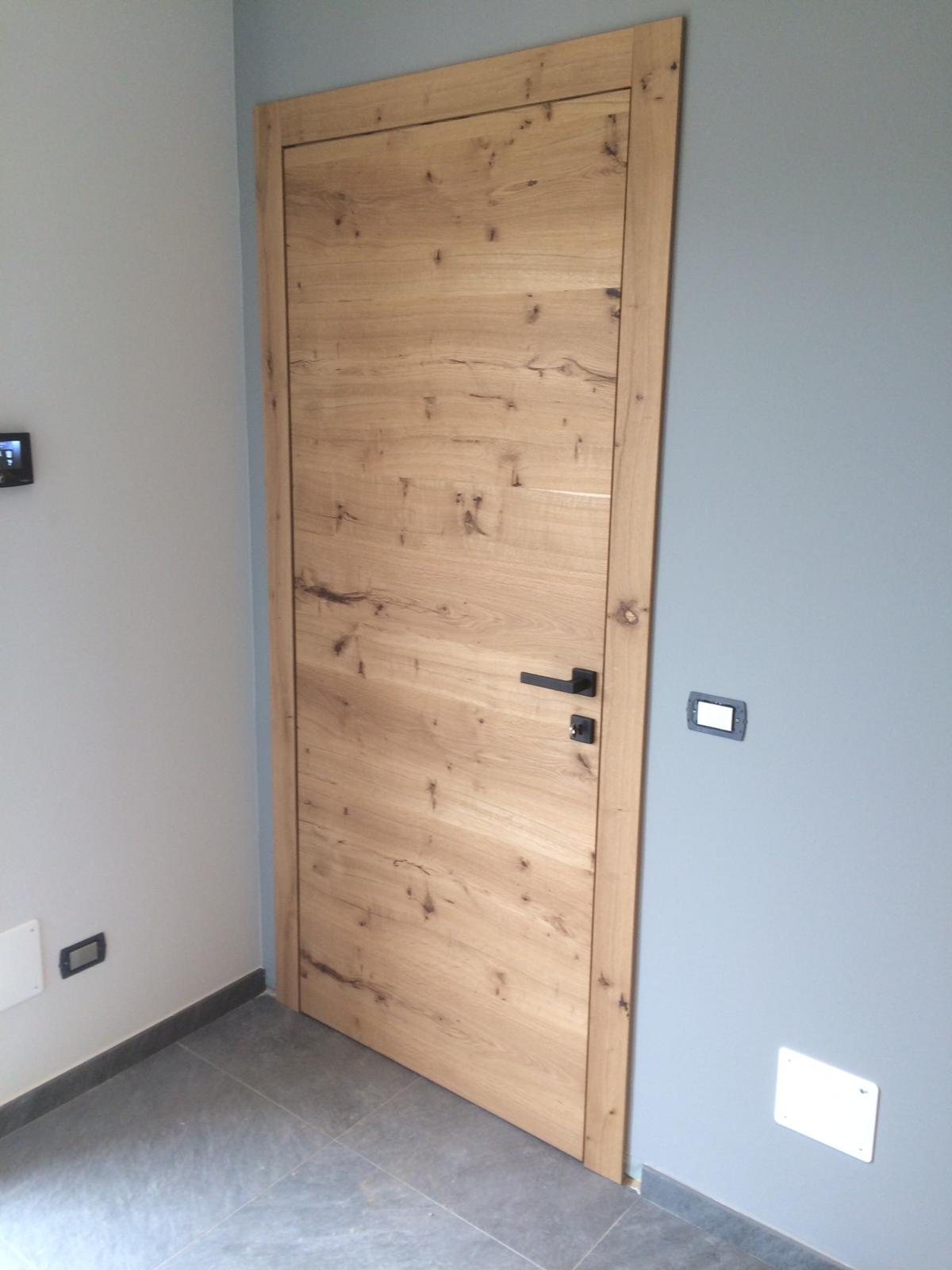 Porta rustica in legno di rovere | Fadini Mobili Cerea Verona